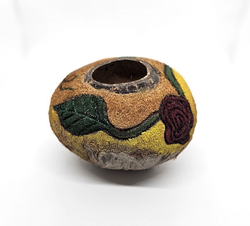 Coconut Husk Vase - Cerulean Bay